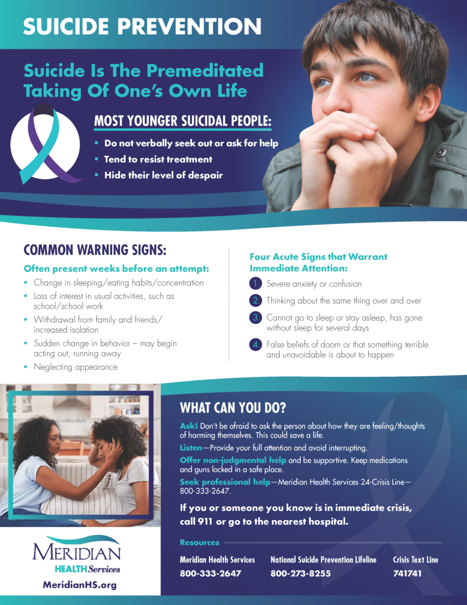 Suicide Prevention | Meridian Health Services